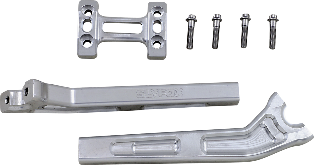 SLYFOX Handlebar Riser Kit - Pullback - 10" - Raw TM-SLY13