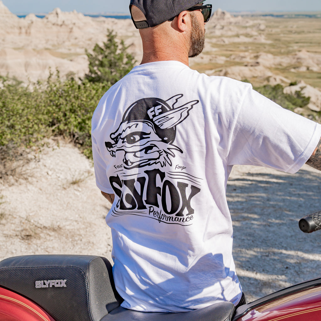 Slyfox "Fast Foxy" White T-Shirt